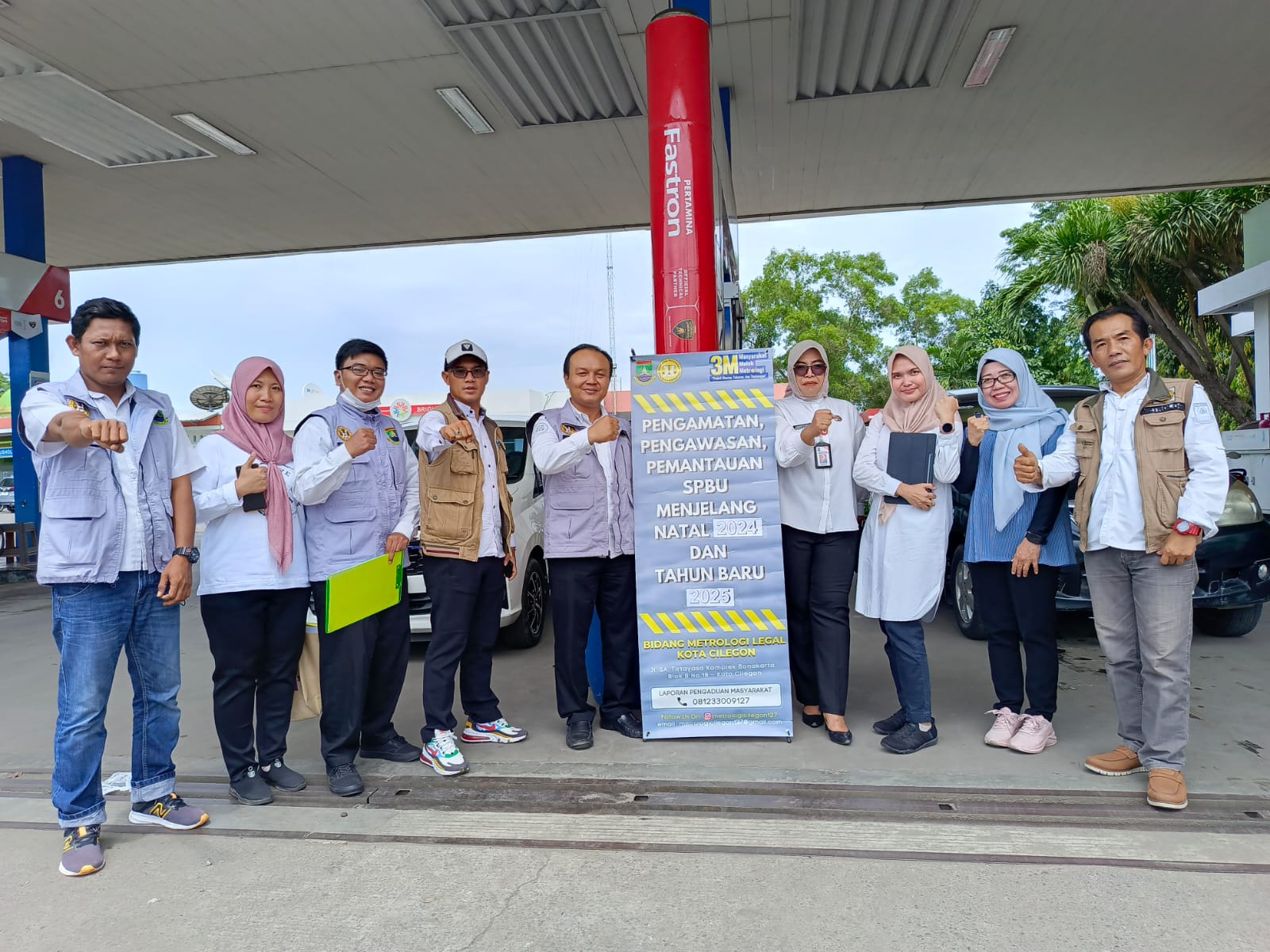 Disperindag Cilegon Lakukan Pengamatan Pengawasan & Pemantauan SPBU ...